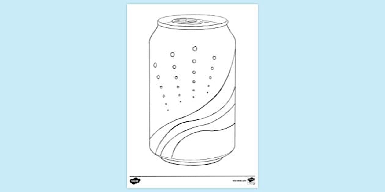 Cola Can Colouring | Colouring Sheets (Teacher-Made)