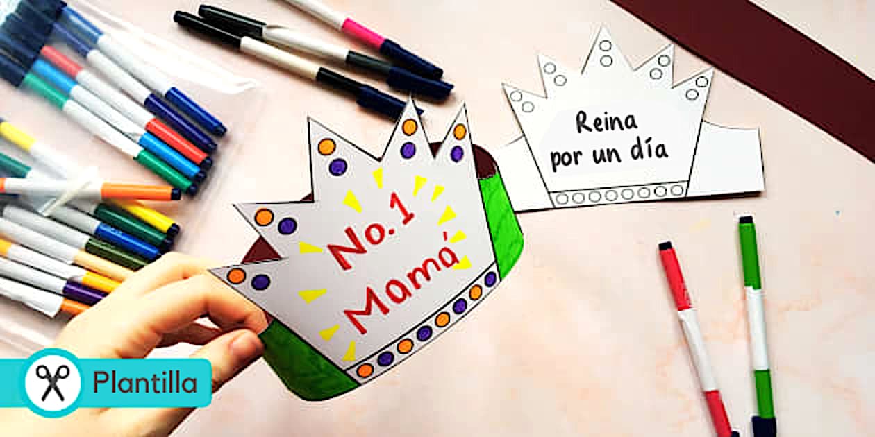 Manualidad: Corona del Día de la Madre - Twinkl Crafts