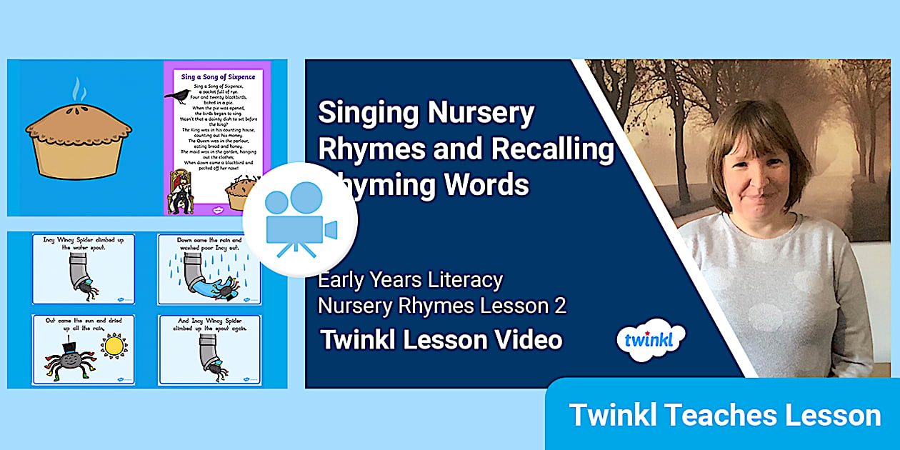 Nursery Rhymes Video Lesson 2 | EYFS Literacy Learning Tool