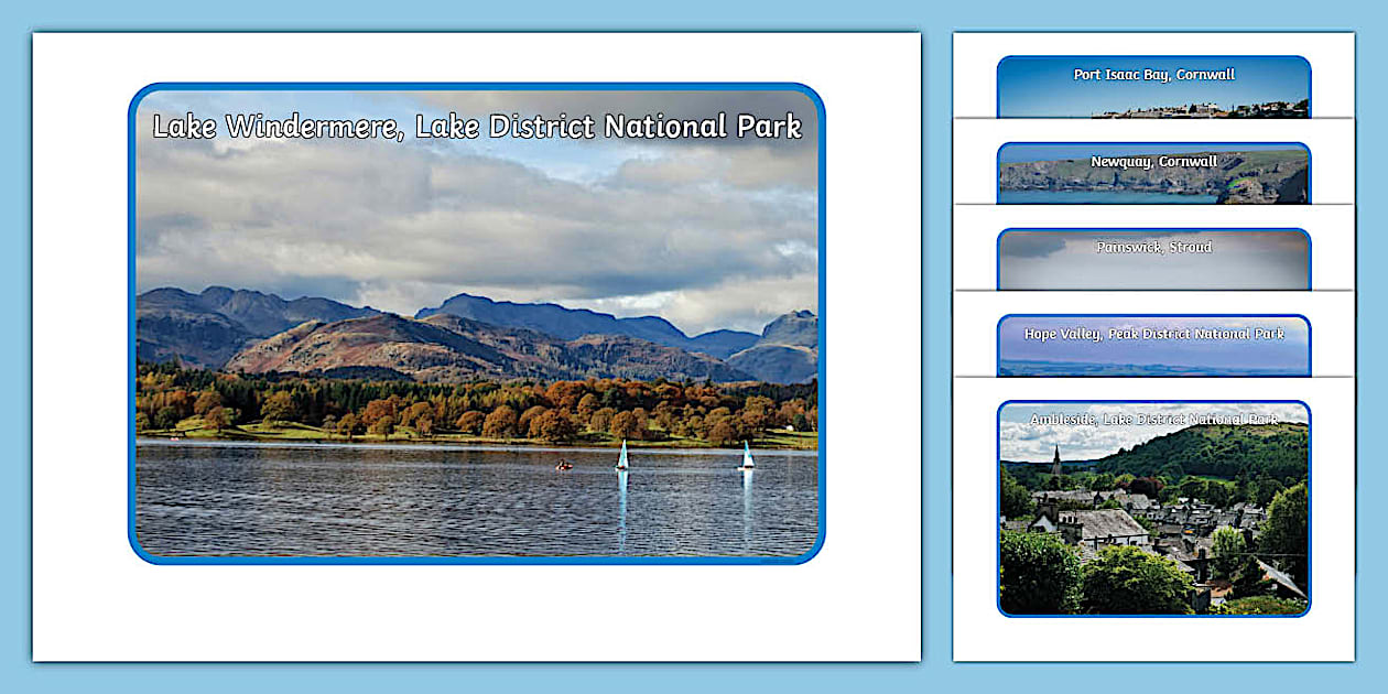 England Landscapes Display Photos (teacher made) - Twinkl