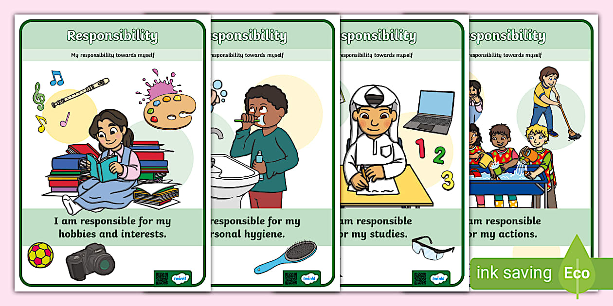 Values Display Posters - Responsibility (Teacher-Made) Values Display Posters - Responsibility (Teacher-Made)