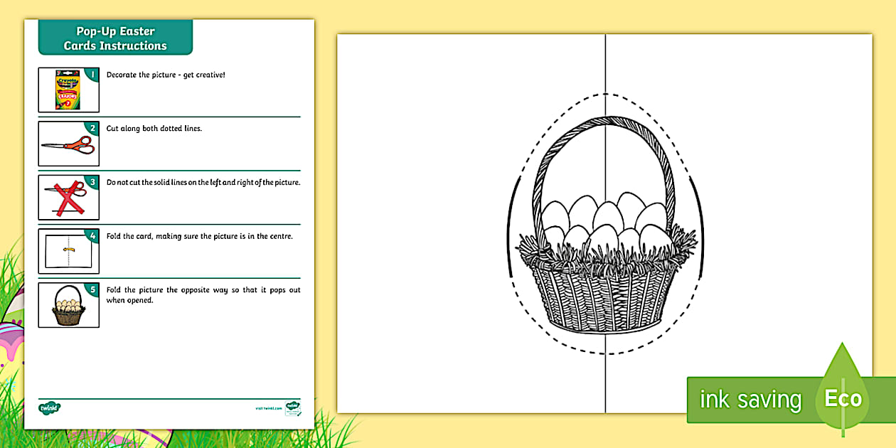 Easy Pop Up Easter Cards to Make with Your Class - Twinkl