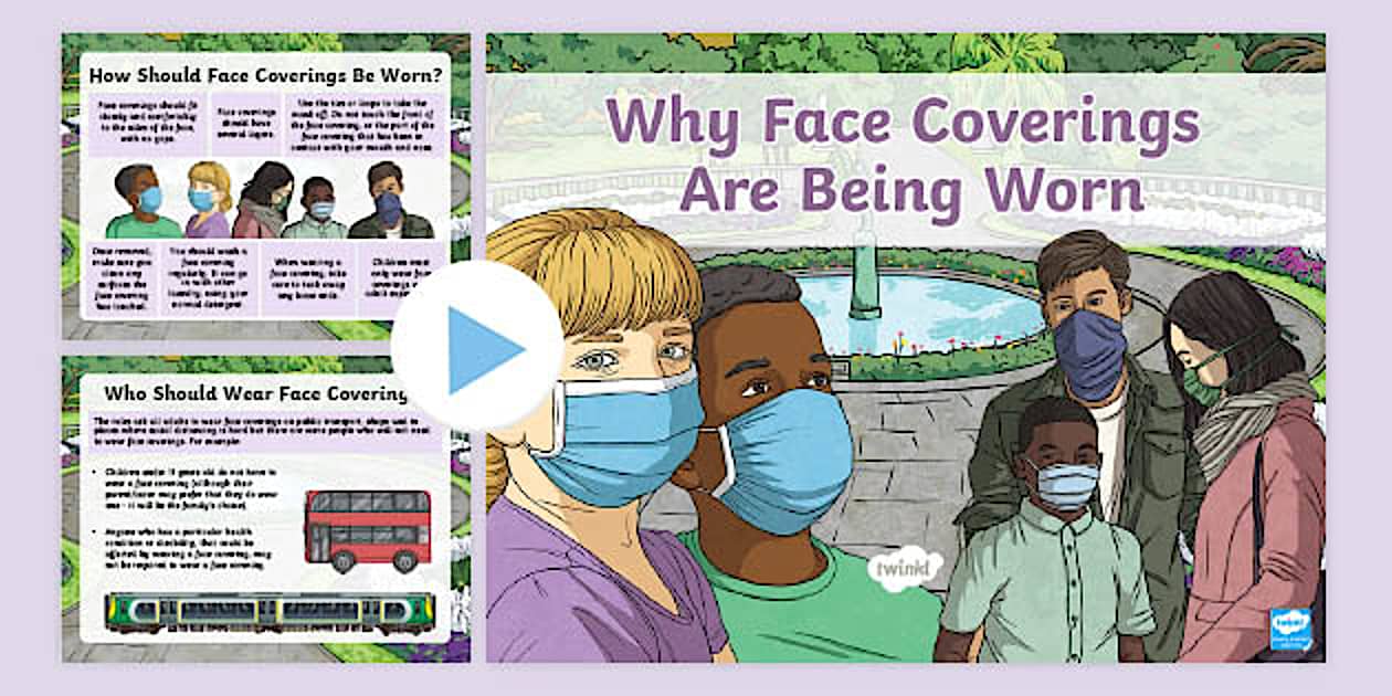 KS2 Why Face Coverings Are Being Worn PowerPoint - Twinkl