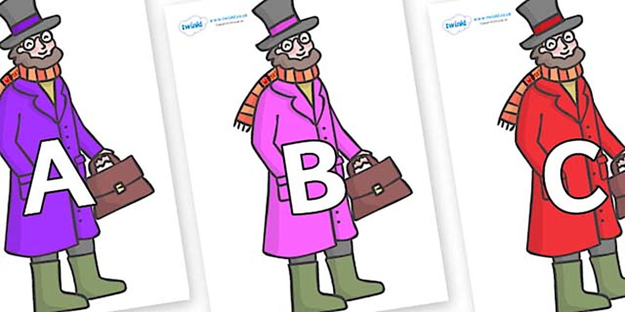 Cursive A-Z Alphabet on Doctor Foster (teacher made)