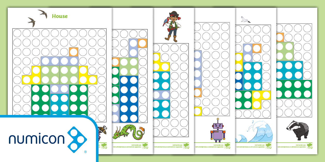 👉 Numicon Shapes Pictures Activity Pack | Twinkl - Twinkl