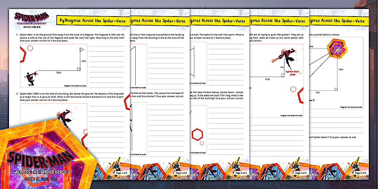 FREE! - 👉 Spider-Man™: Pythagoras' Theorem [Ages 11-16]