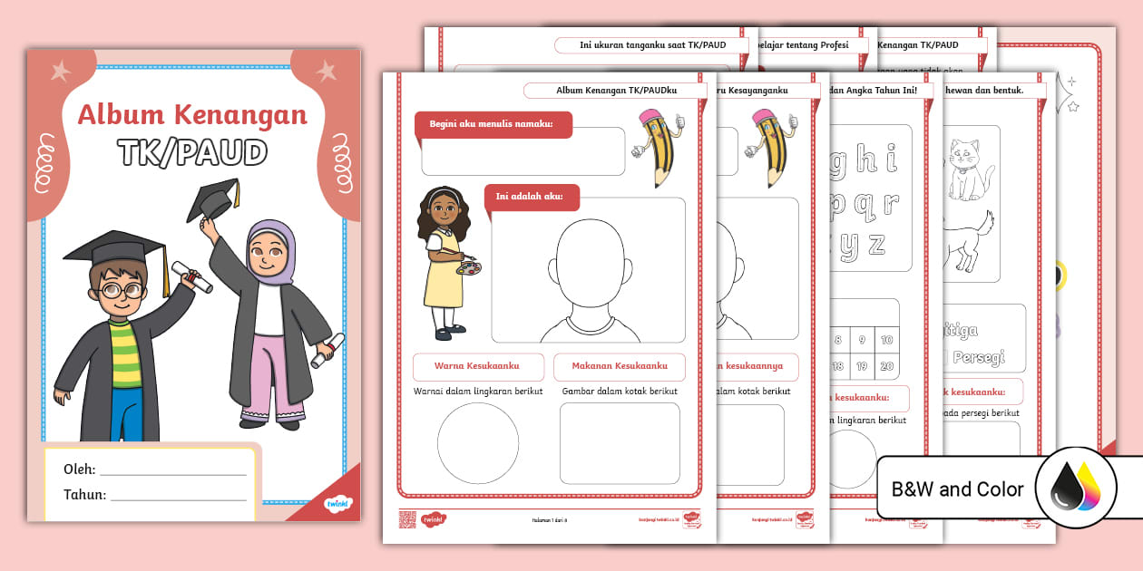 Buku Album Kenangan TK PAUD