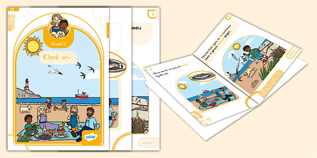 Graad 2 Klanke Leesboek sn- (teacher made) - Twinkl