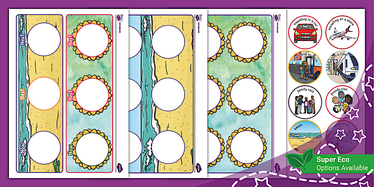Visual Timetable for Summer Holidays (teacher made) - Twinkl