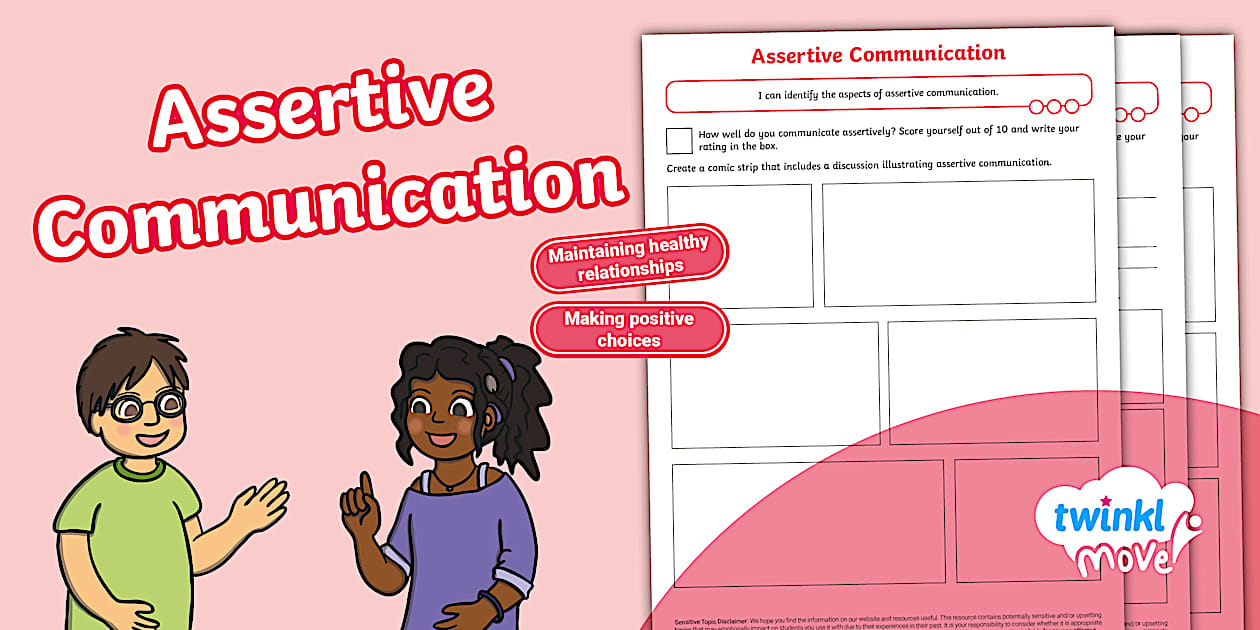 Assertive Communication Activity Sheet