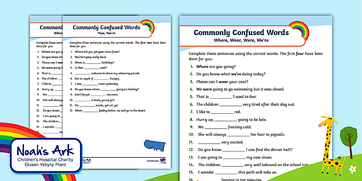 FREE! - Homophones Practice Activity Sheets (teacher made)