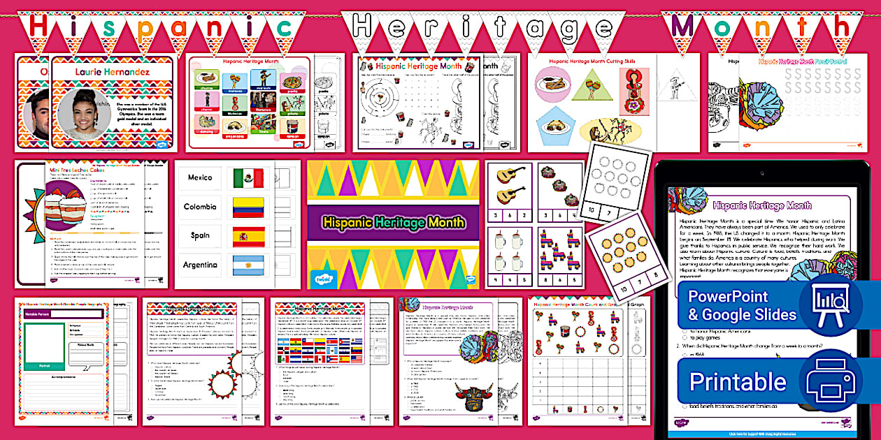 Kindergarten Hispanic Heritage Activities | Twinkl USA