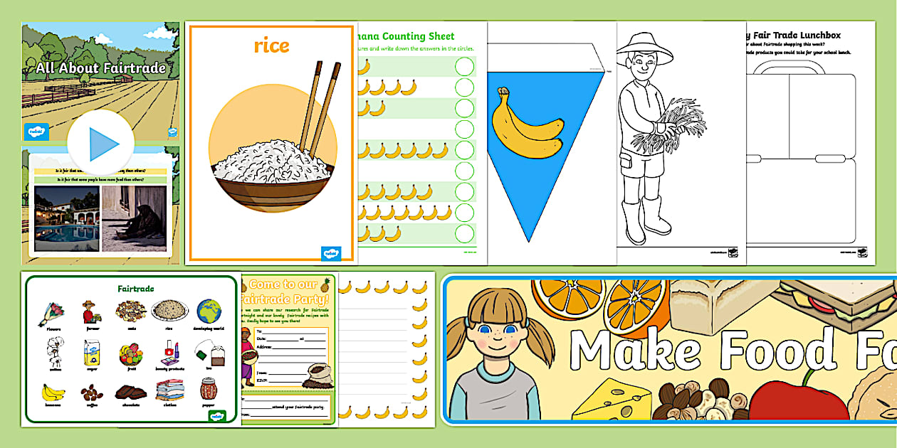 EYFS Fairtrade Fortnight Resource Pack - Fairtrade Posters