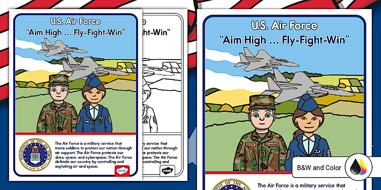 The United States Air Force Poster (teacher made) - Twinkl