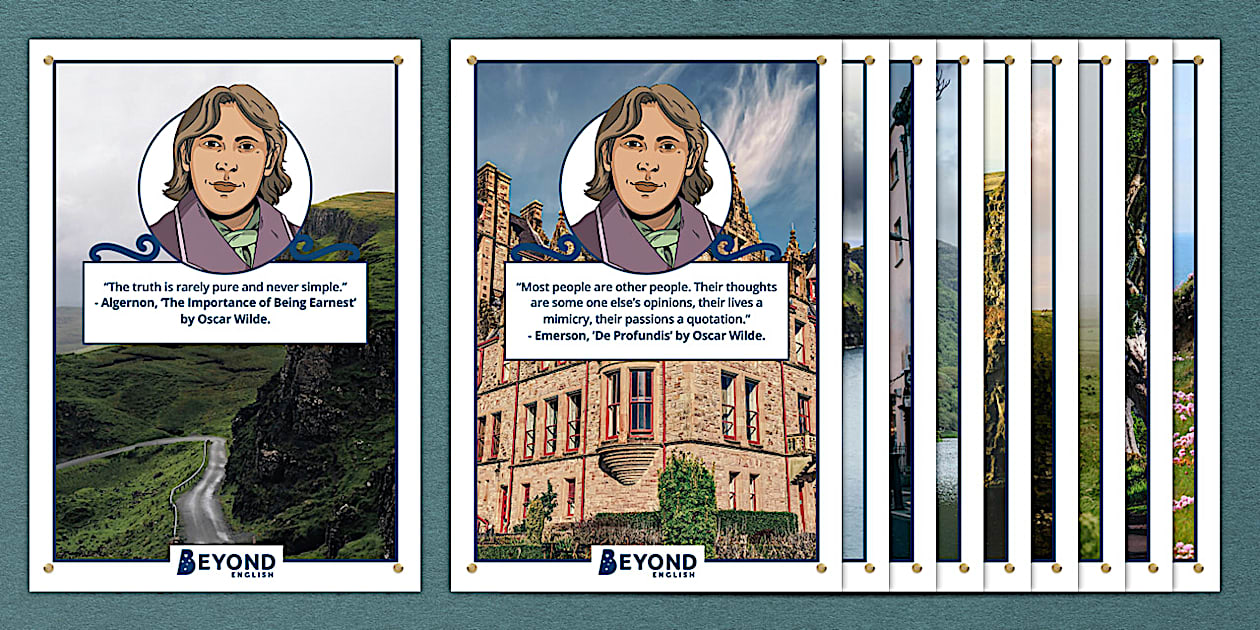 Oscar Wilde Display Posters (teacher made) - Twinkl