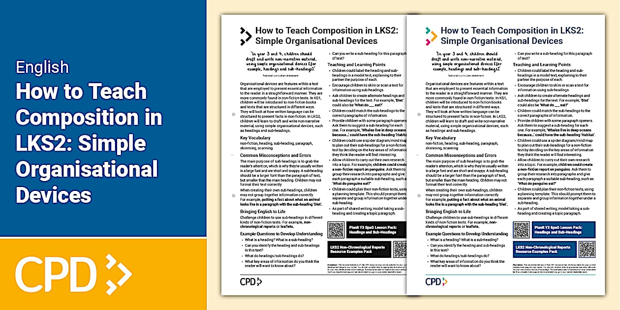 How to Teach Composition in LKS2: Narrative Writing - Twinkl