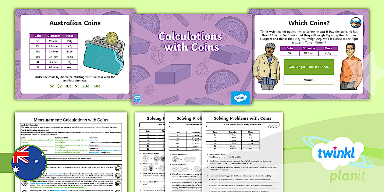 Year 6 Measurement: Solving Measurement Problems Lesson 4