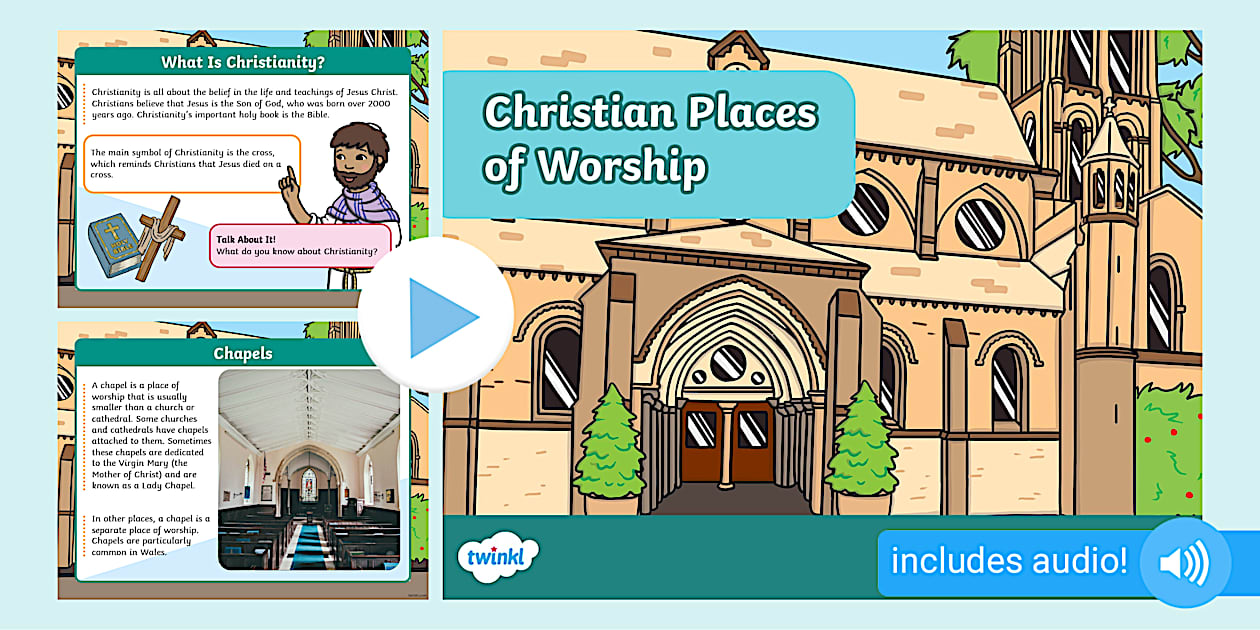 KS1 Christian Places of Worship PowerPoint - Twinkl