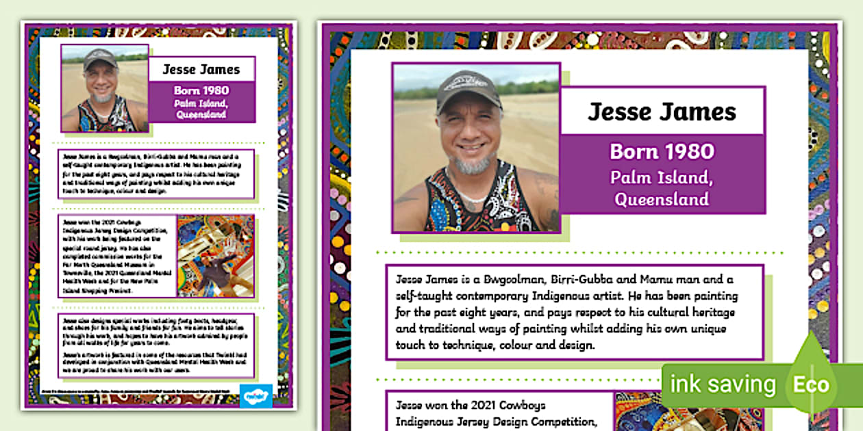 FREE! - Jesse James Artist Profile (l'insegnante ha fatto)
