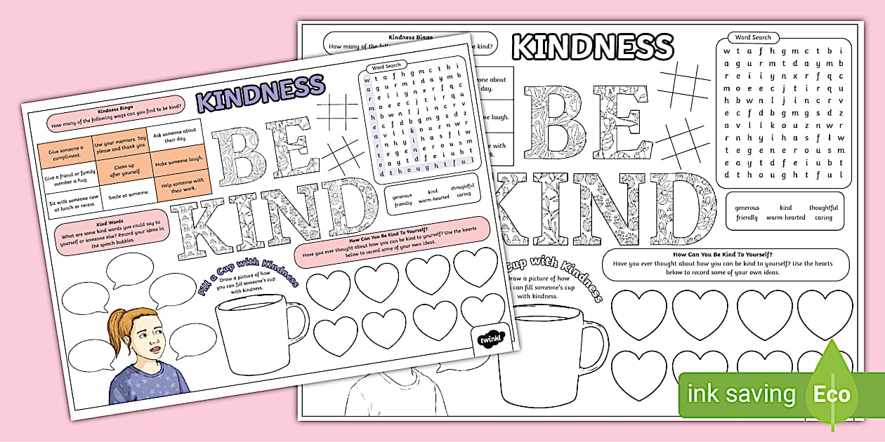 Years 3-4 Kindness Activity Mat