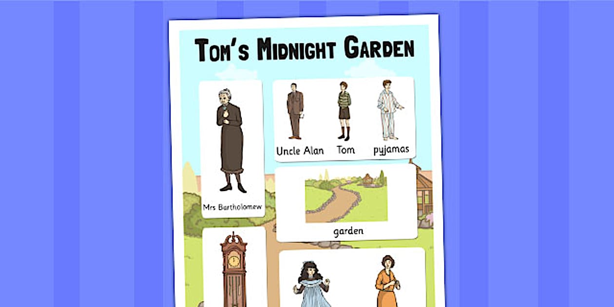 Tom's Midnight Garden Vocabulary Poster (Teacher-Made)