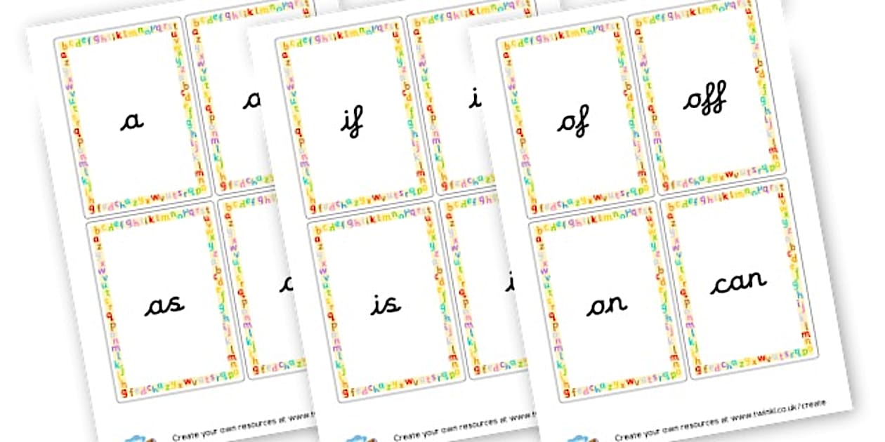 Phase 2 High Frequency Words (teacher made) - Twinkl