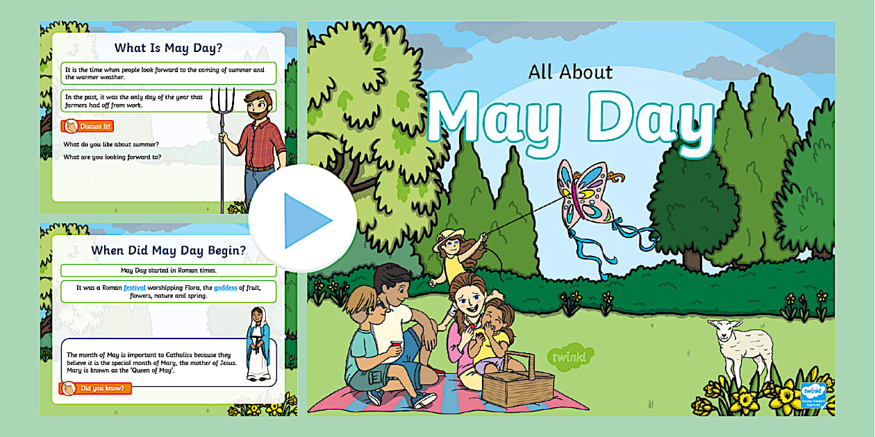 Interactive May Day PowerPoint | Teaching Resources | Twinkl