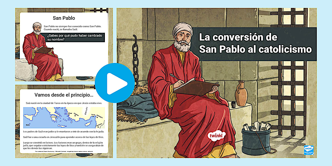 Powerpoint La Conversión De San Pablo Twinkl Materiales