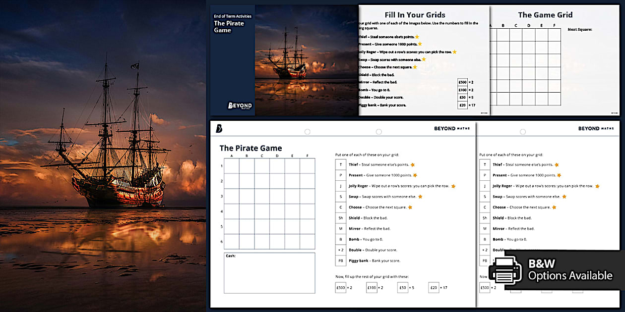 👉 The Pirate Game | Maths | Beyond Resources - Twinkl