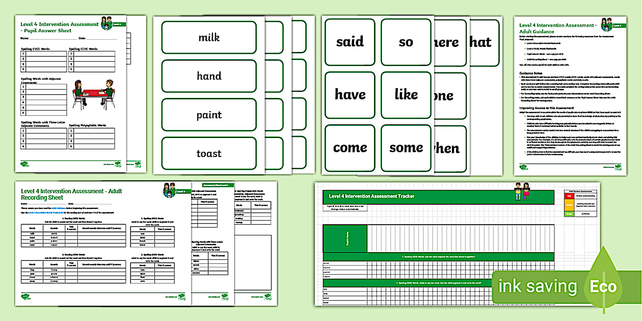 KS1 Level 4 Intervention - Assessment Pack (Lehrer gemacht)