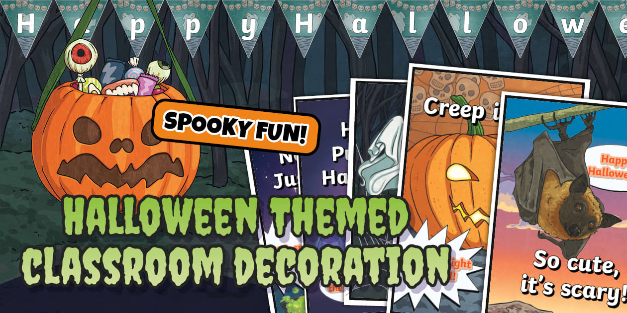 Halloween Theme - Classroom Decoration Pack