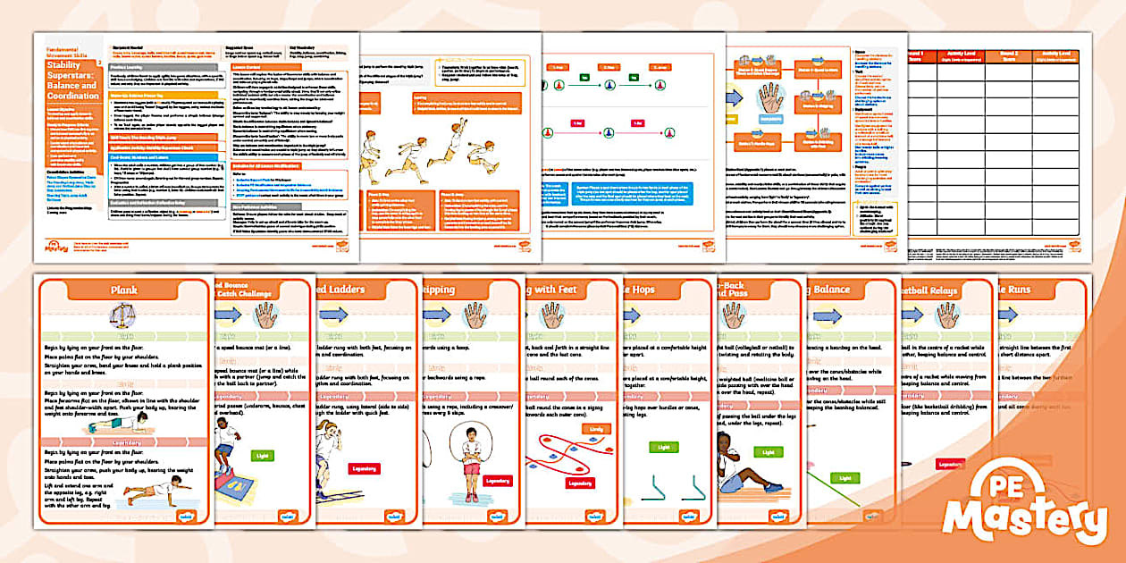 Y6 Fundamental Movement Skills L3: Stability Fitness Circuit