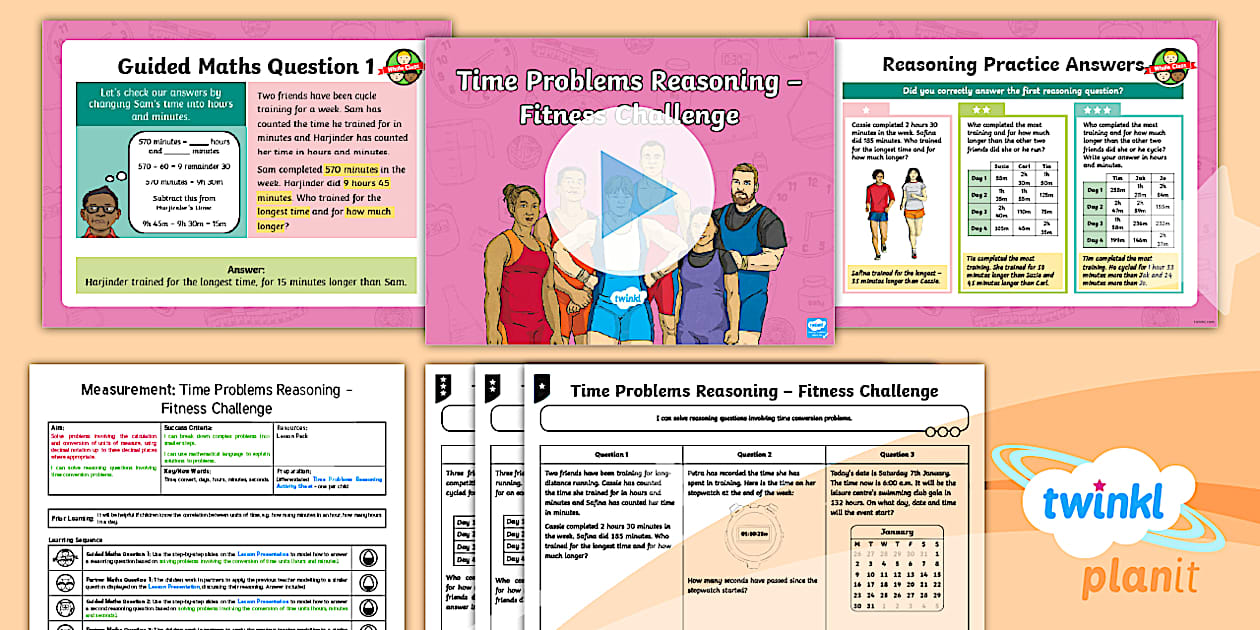 Year 6 Converting Time Units PlanIt Maths Lesson 3 - Twinkl