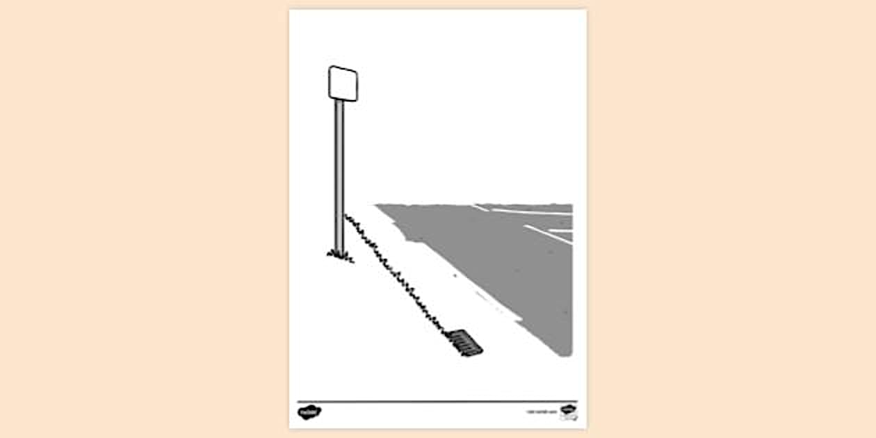 Cycle Path Colouring Sheet | Colouring Sheets (Teacher-Made)