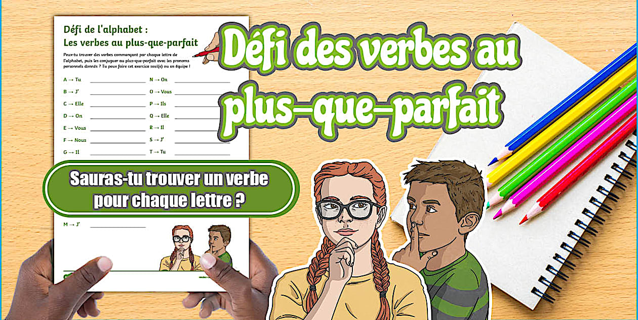 * NEW * Feuille de travail : Défi de l'alphabet - Les verbes au