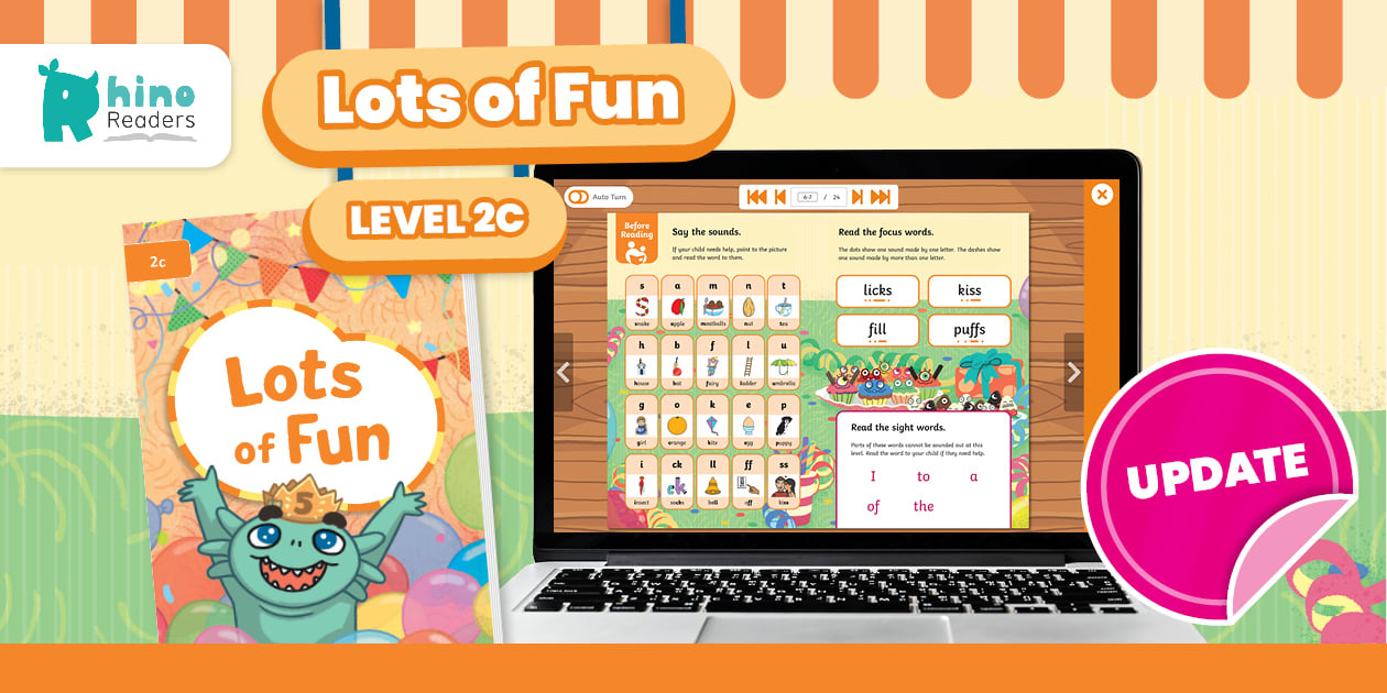Level 2c Decodable Readers: Lots of Fun