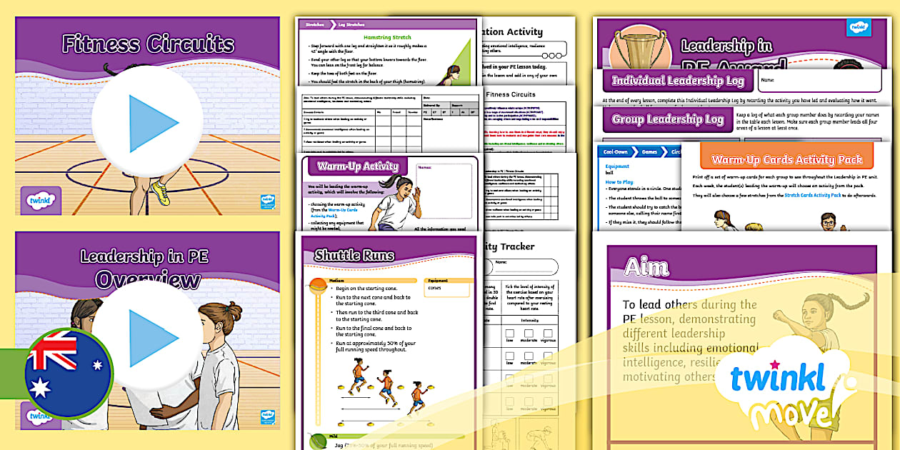 Move PE Year 6 Leadership in PE Lesson 4: Fitness Circuits