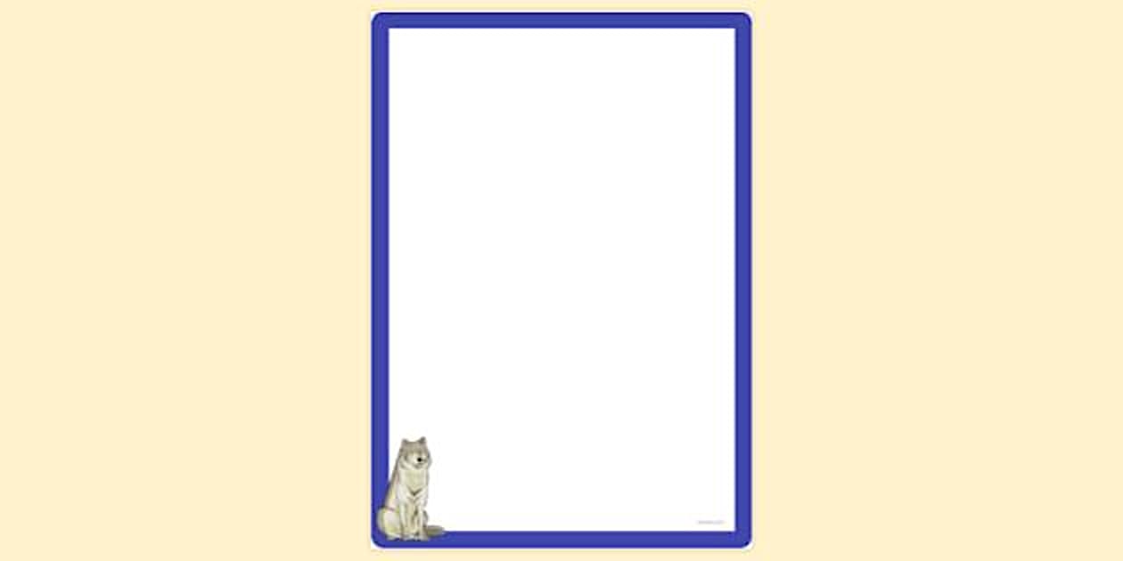 Lupine Page Border | Page Borders | Twinkl Resources