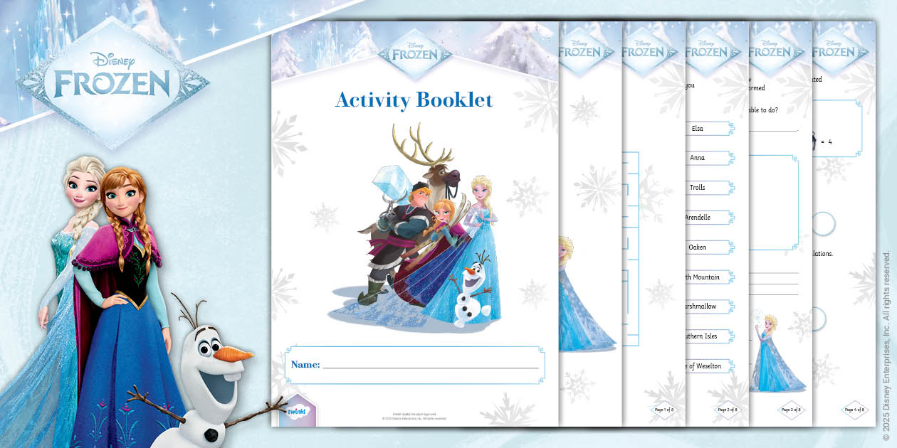 Frozen: Activity Booklet [Ages 7-11] (teacher made) - Twinkl