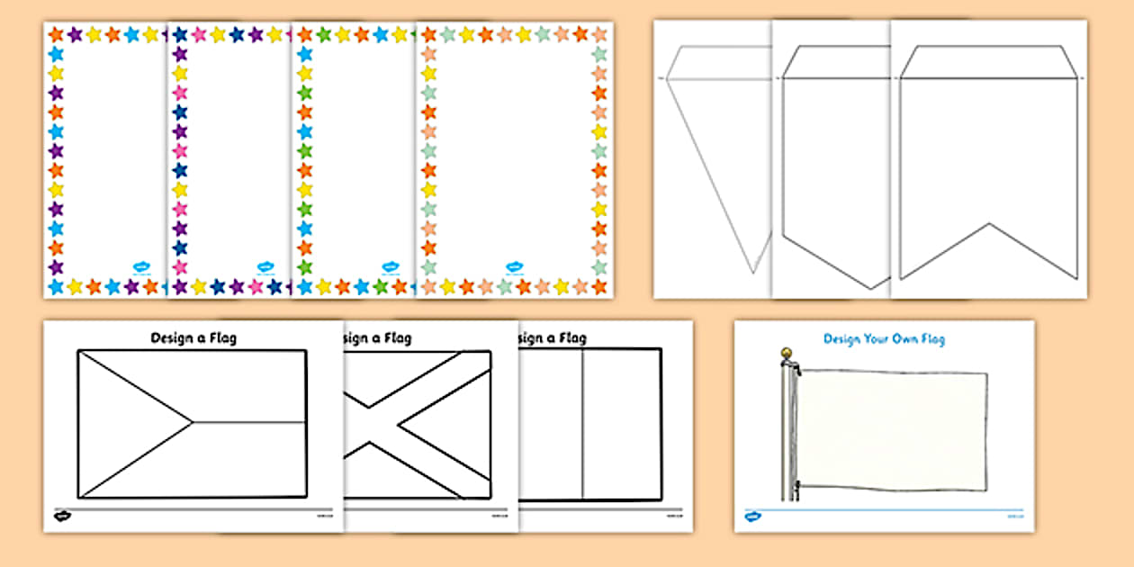 Window Flags (teacher made) - Twinkl