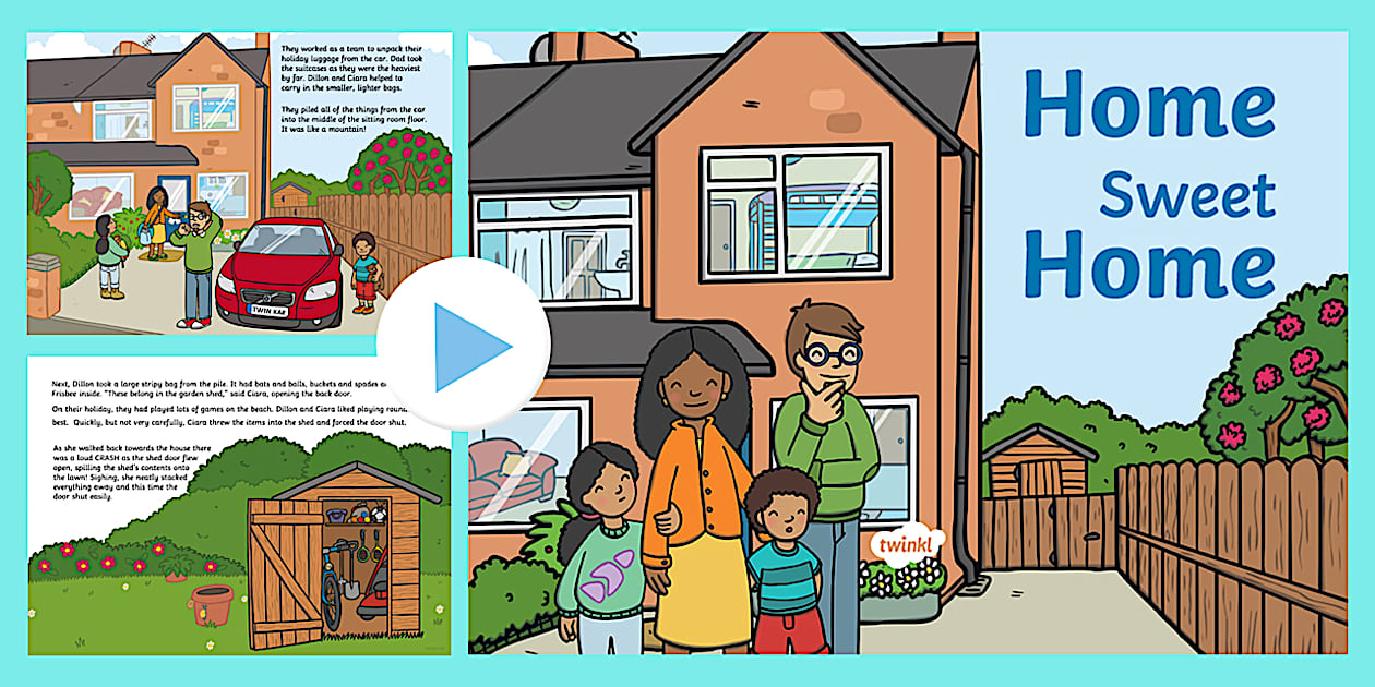Exploring My World - Home Sweet Home Story PowerPoint