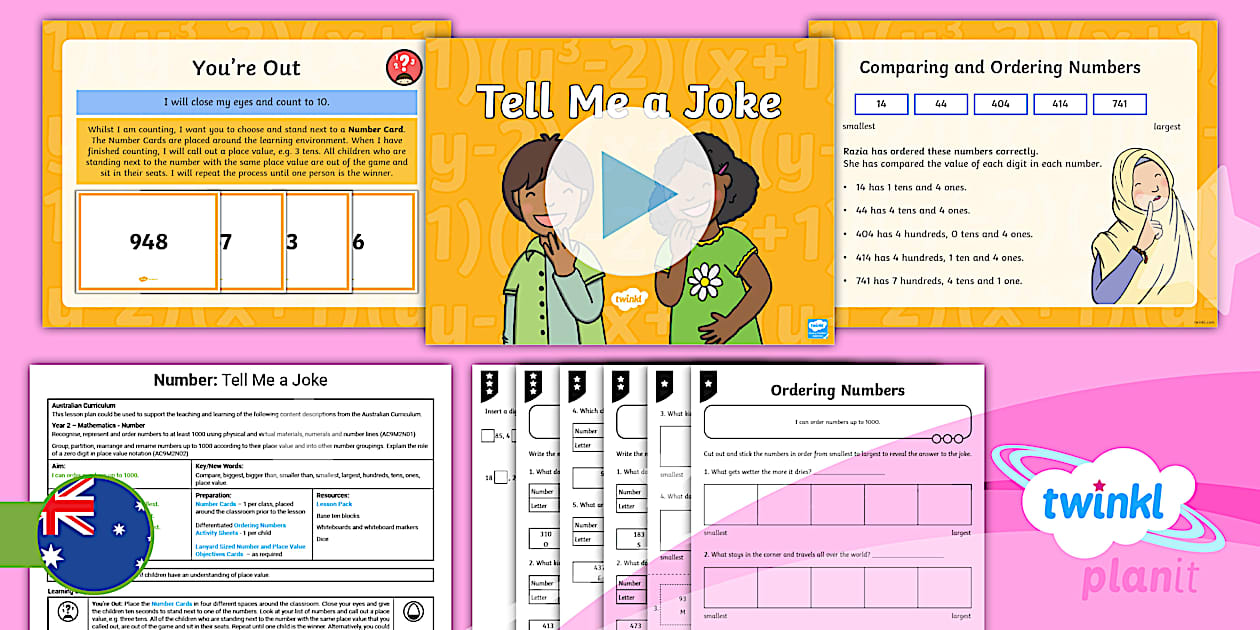 Year 2 Number: Compare and Order Numbers Lesson 3 - Twinkl