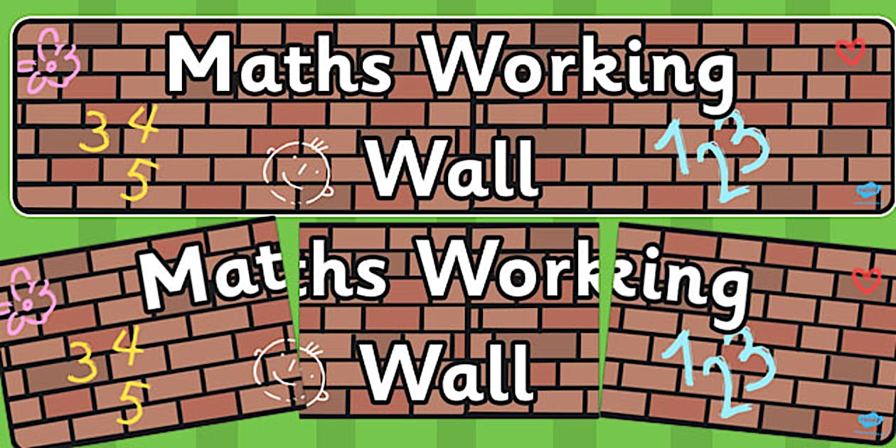 👉 EYFS Maths Working Wall Display Banner | Teaching Resources