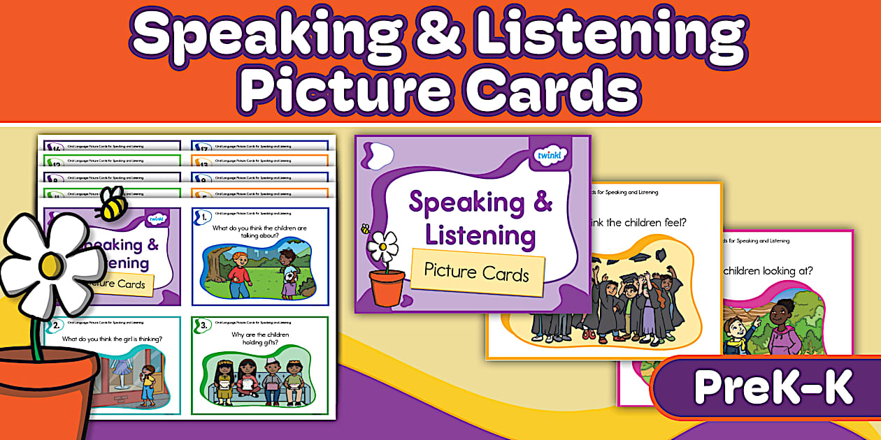 Oral Language Picture Cards for Speaking and Listening