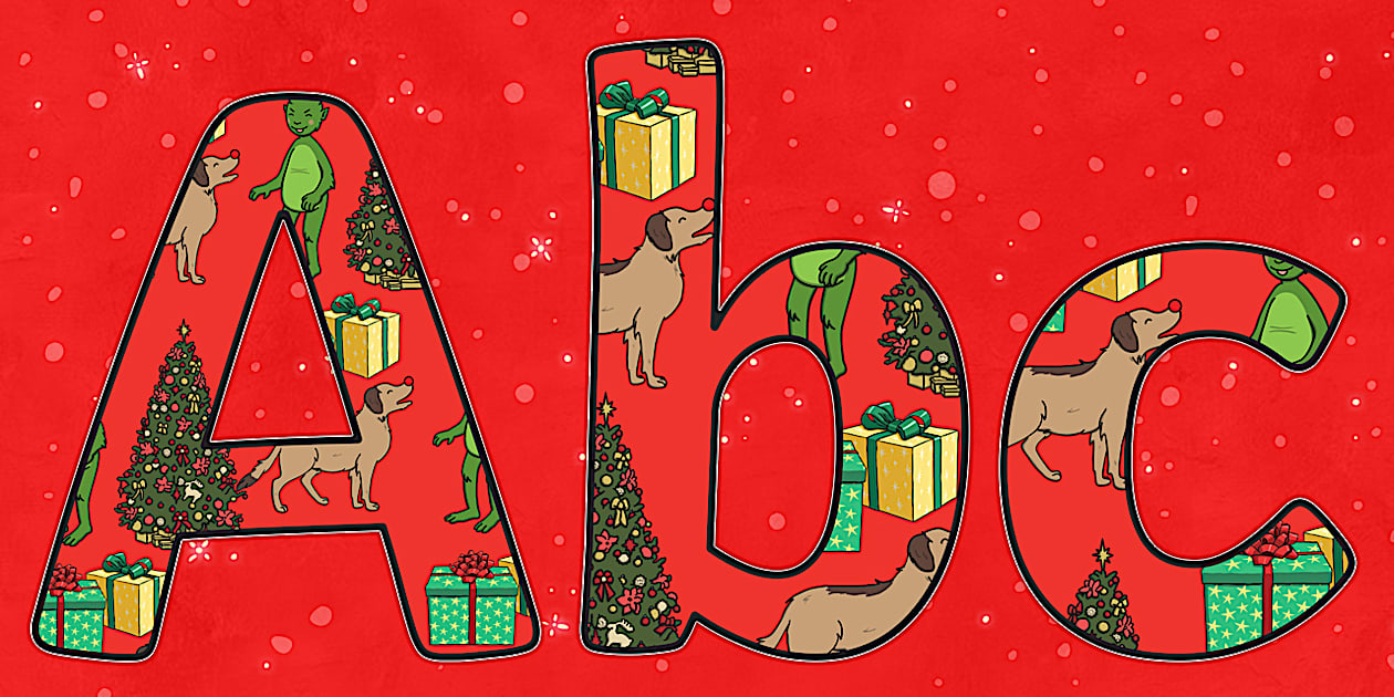 The Christmas Imp Display Lettering (teacher made) - Twinkl