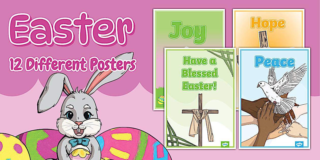 IP English Term 2 12 Easter Posters - Poster (CAPS Aligned)