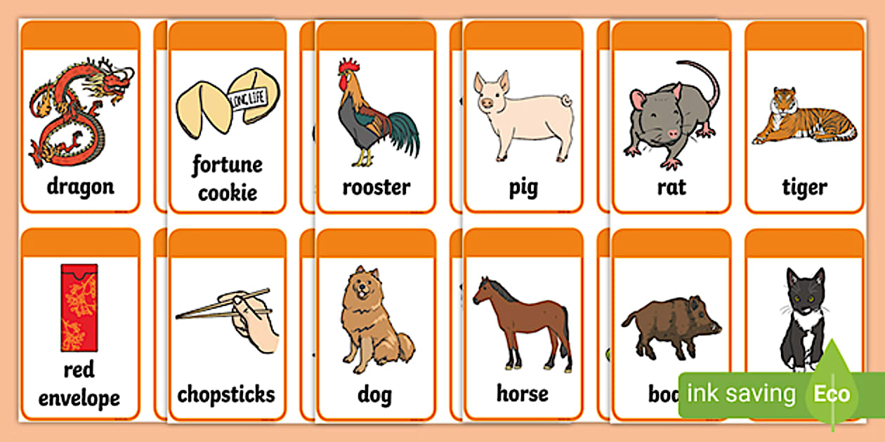 Chinese New Year Flashcards | Primary Teaching Resources