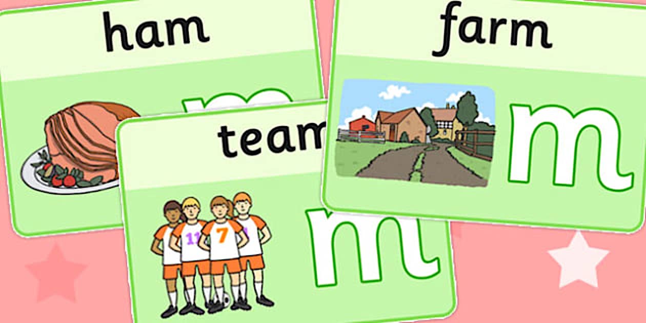 Final M Sound Modelling Dough Mats (teacher made) - Twinkl