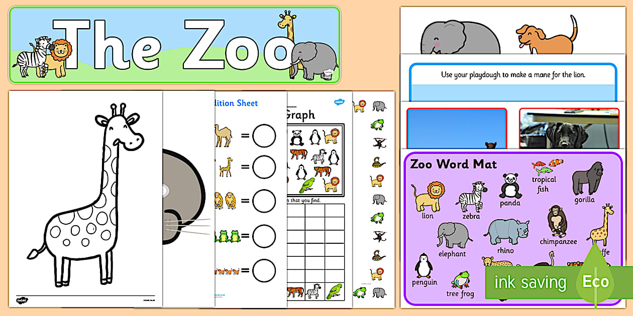 Zoo Resource Pack (teacher made) - Twinkl