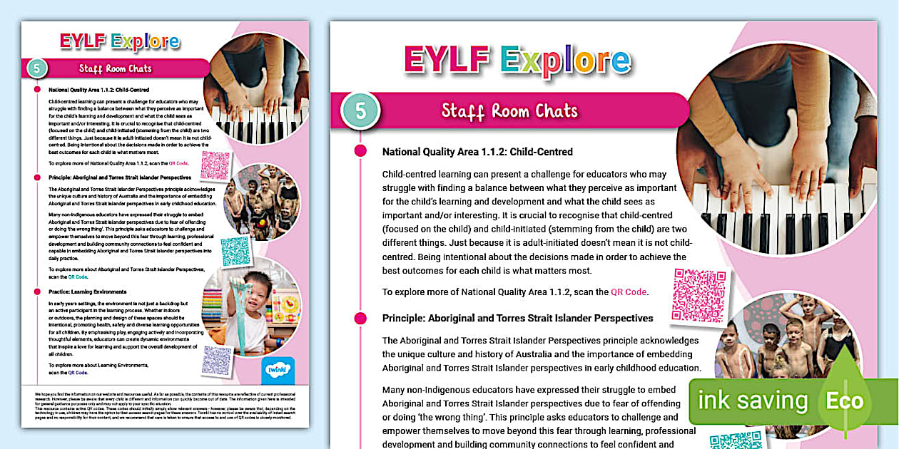EYLF Explore Volume 5 Posters | Twinkl - Twinkl